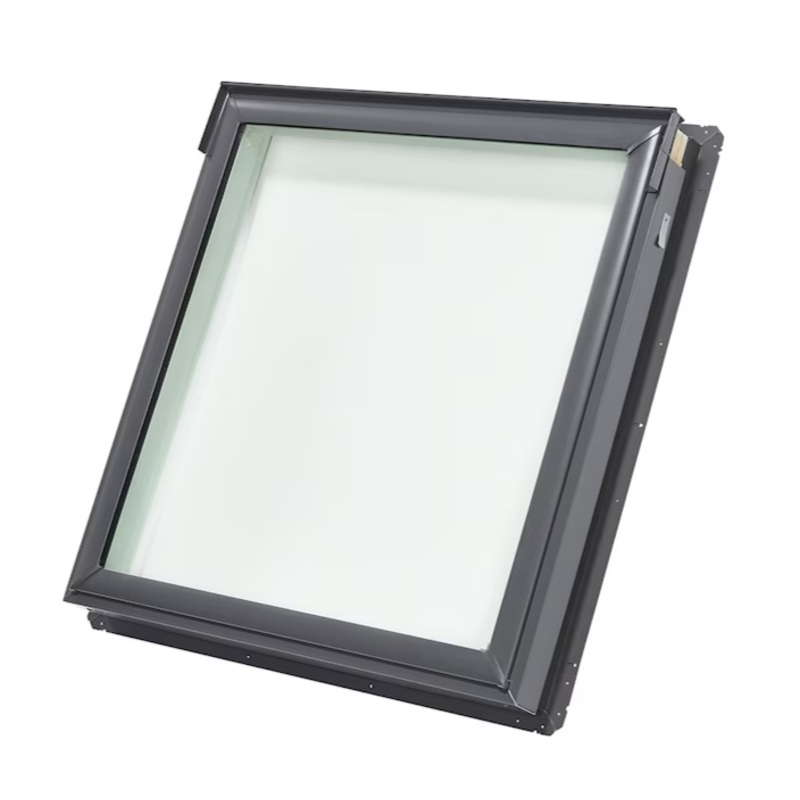 VELUX 30.06-in x 30-in Fixed Deck Mount Skylight with Laminated Low-e ...