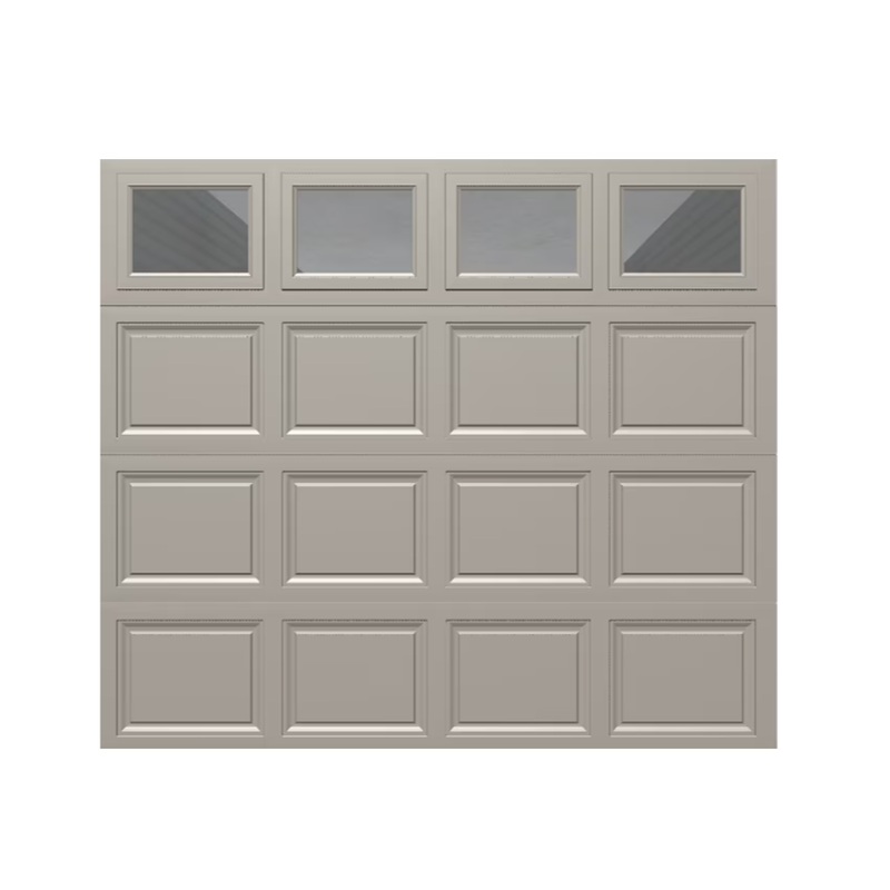 Wayne Dalton Classic Steel Model 9100 8-ft x 7-ft Insulated Taupe ...