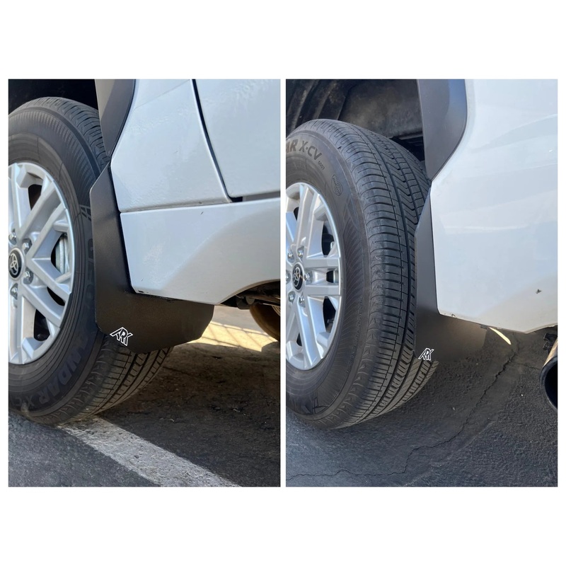 2022+ Toyota Tundra TriXPoly Mid Mud Flaps Mid-Mud Flaps Complete Set ...