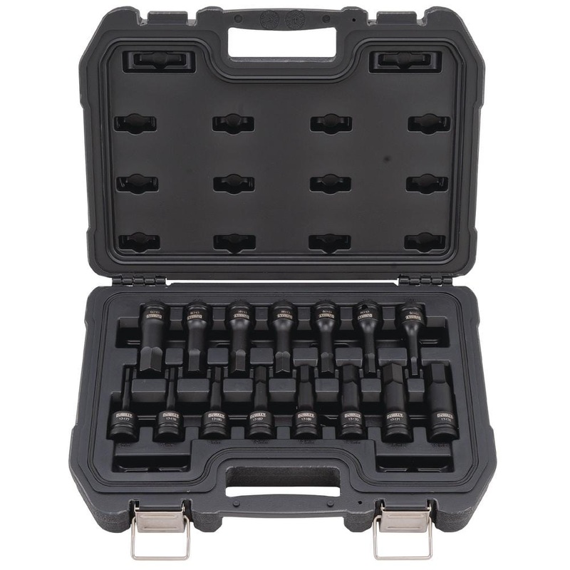 1/2 in. Drive Combination Impact Hex Socket Set (15-Piece) - Reliable ...