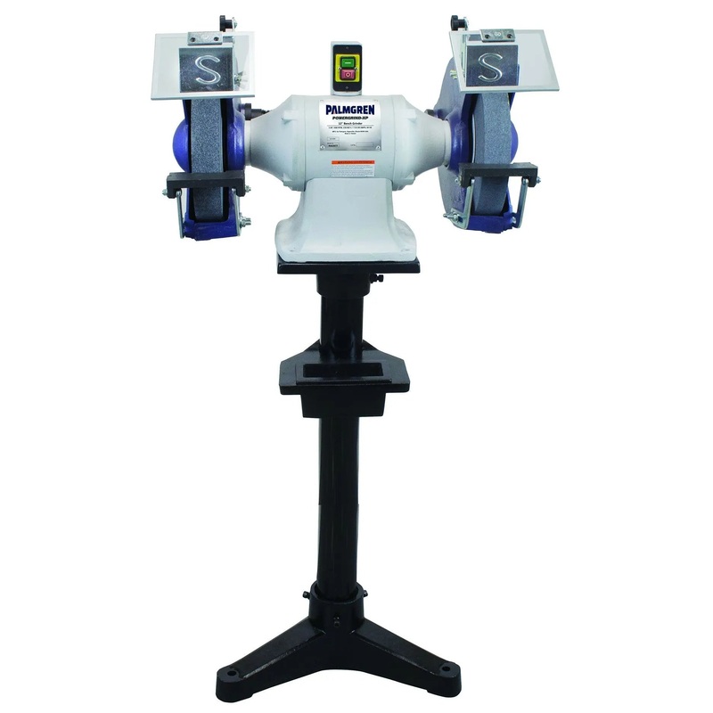 12" 3HP 220V, 3PH grinder w/pedestal stand & dust collection - Reliable ...